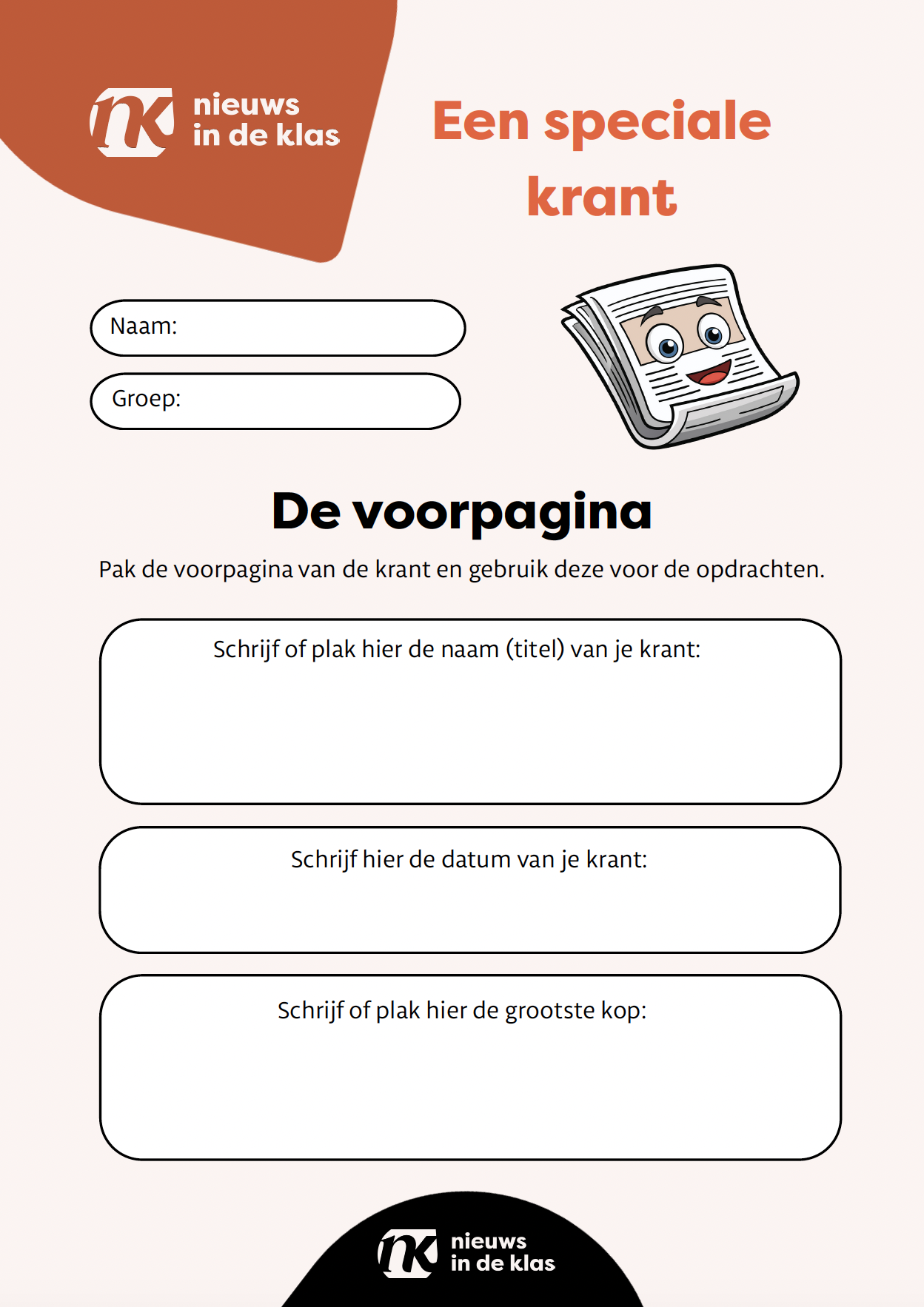 Op ontdekkingstocht door de krant (basisschool) - Nieuws in de klas